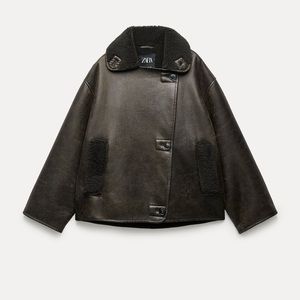 Zara | Jackets & Coats | Zara Brown Double Faced Jacket | Poshmark